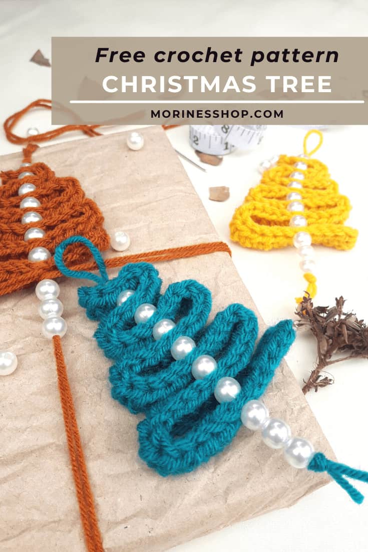 How to crochet a Christmas tree in 15 minutes! - Morine's Shop
